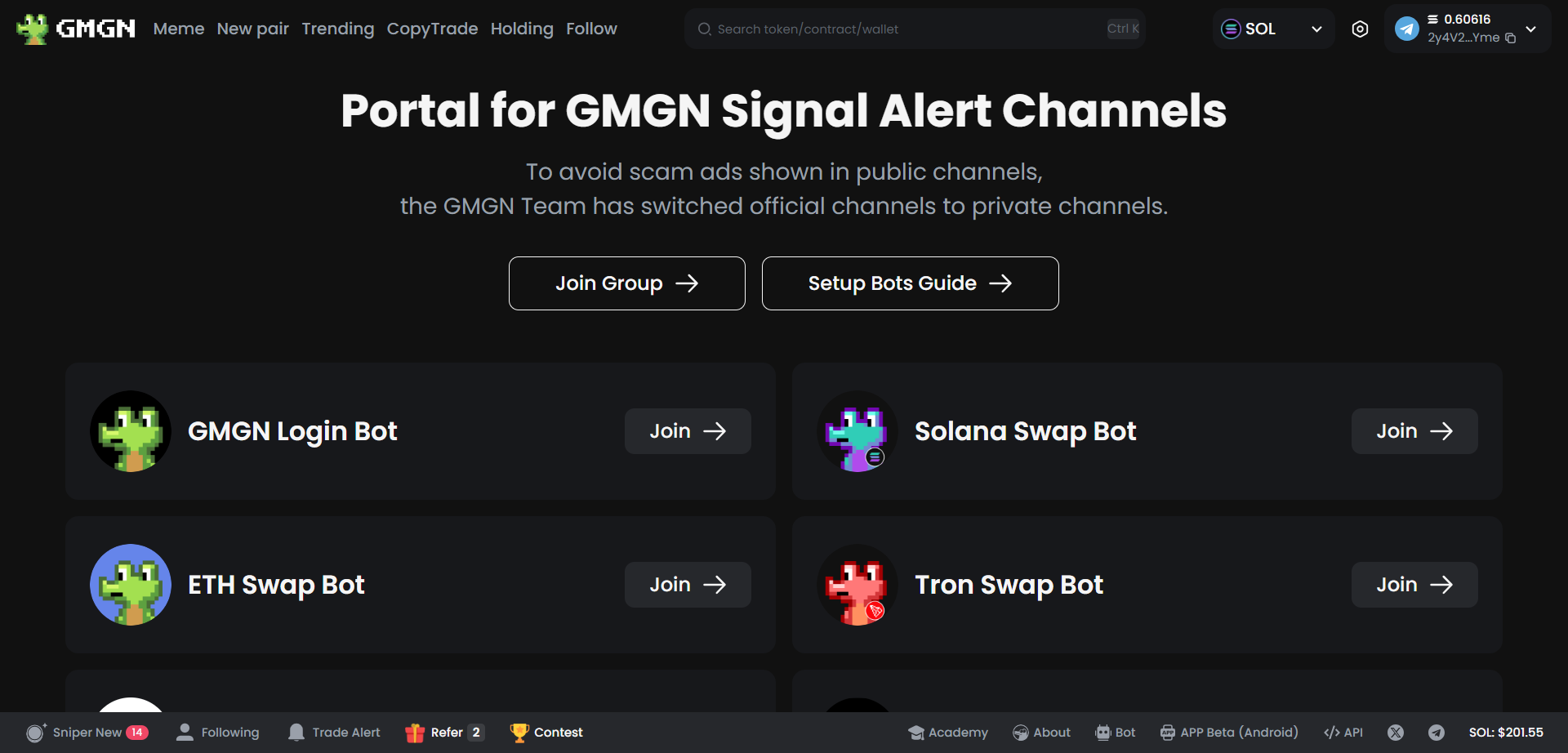 How To Use GMGN.AI Trading Bot (Full Beginner Guide) – Crypted.io ...